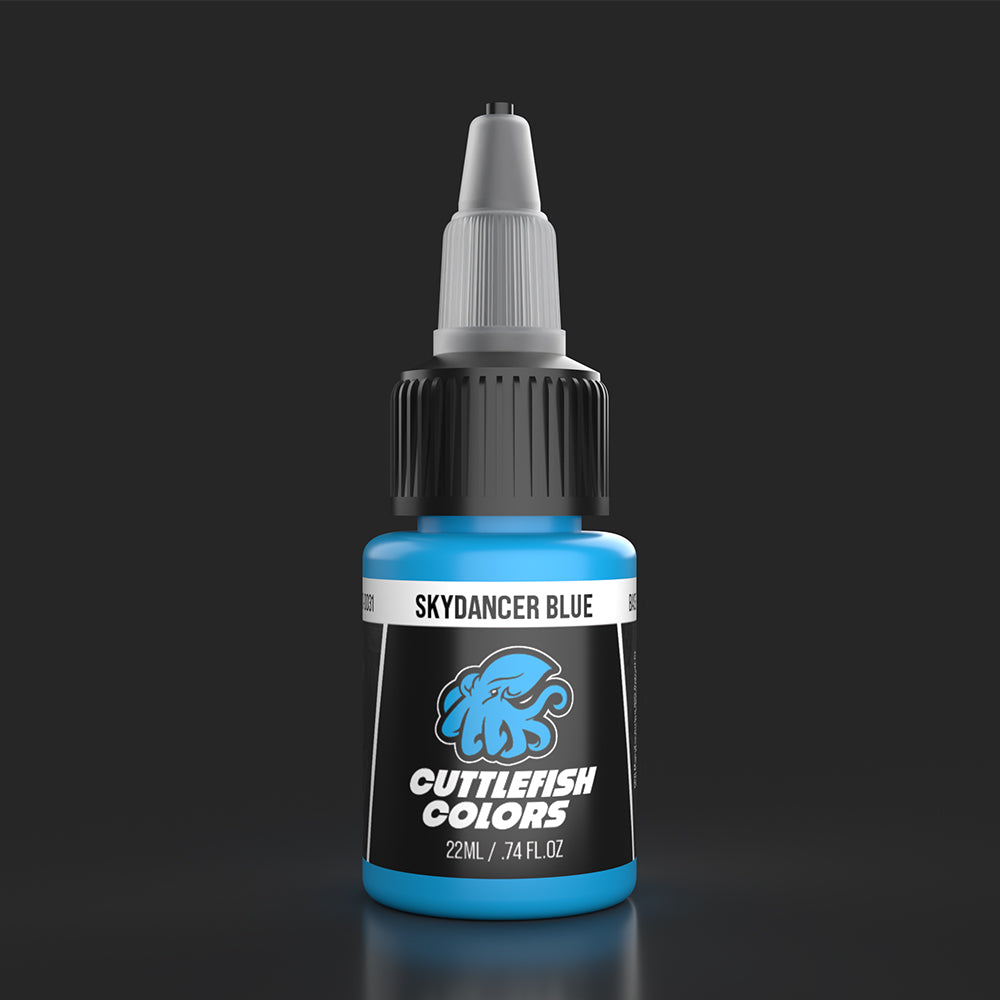 Skydancer Blue - Opaque - Cuttlefish Colors Acrylic Paint – Cephalopod ...