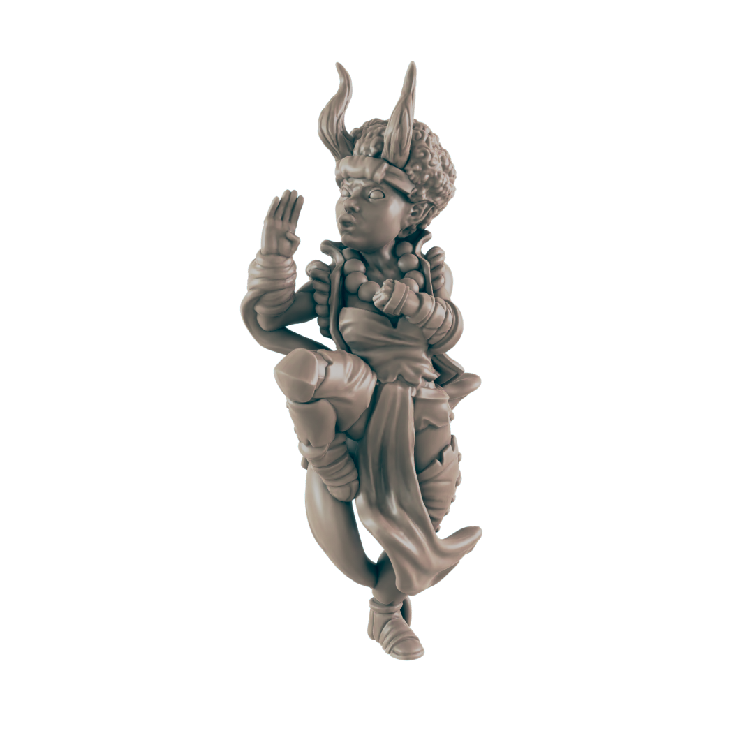 Demonkin Female Monk – Cephalopod Studios